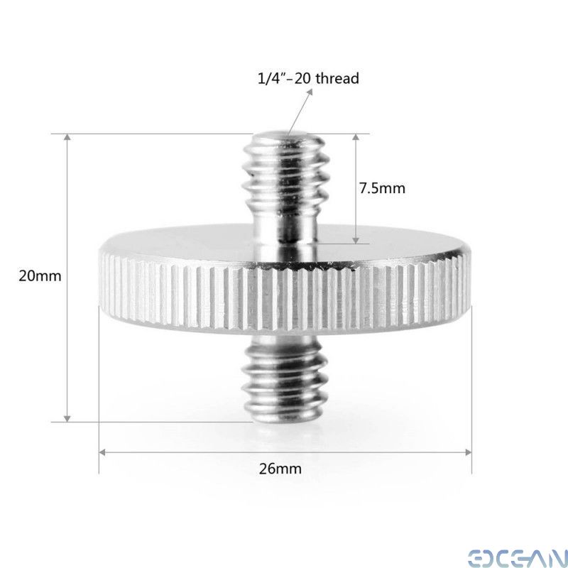 SmallRig 828 Big female to female tripod screw 136 SML-RIG-859 Camera ...